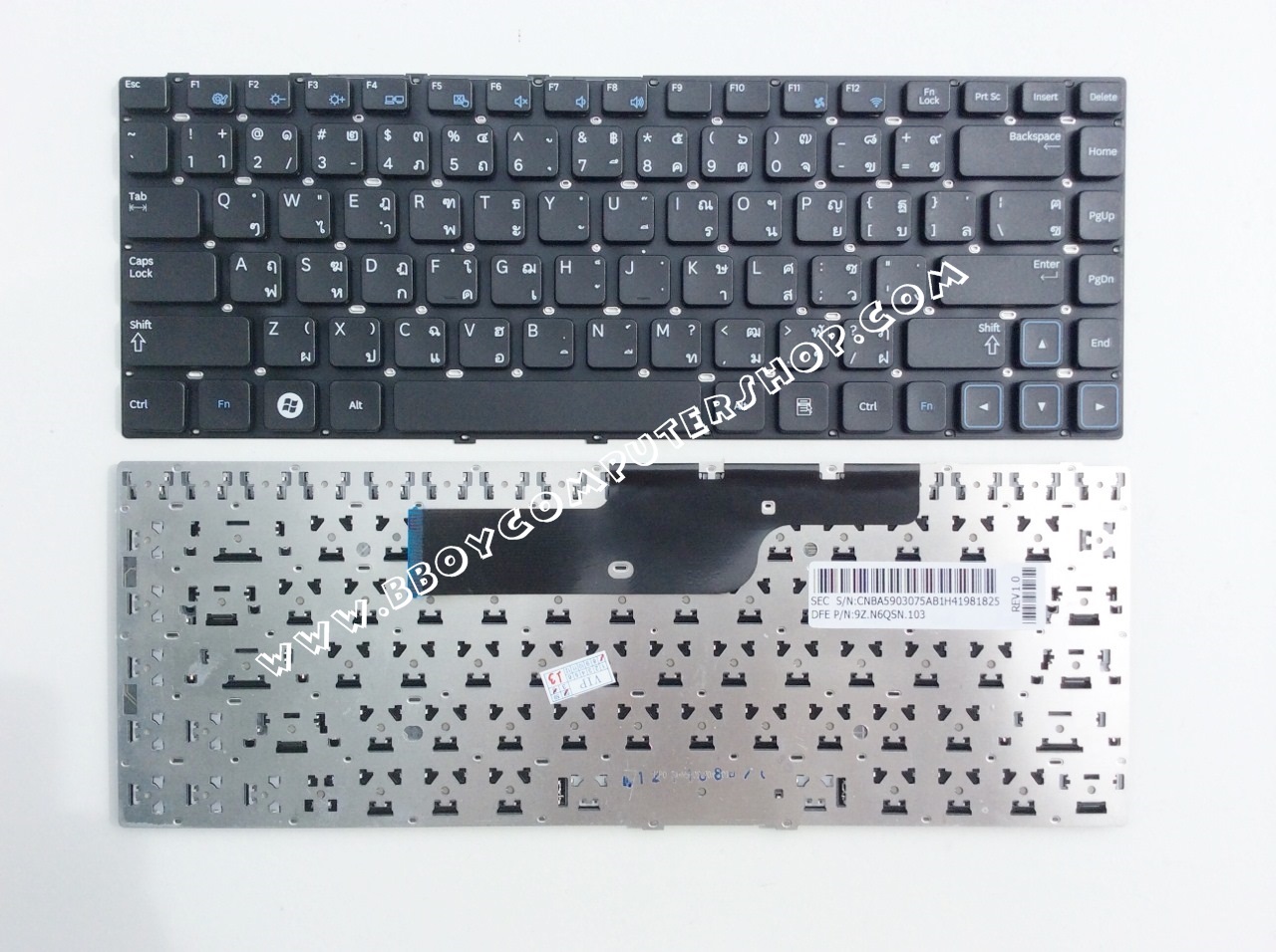 SAMSUNG Keyboard คีย์บอร์ด SAMSUNG NP300 NP300E4A NP300E4Z NP300E4A ...
