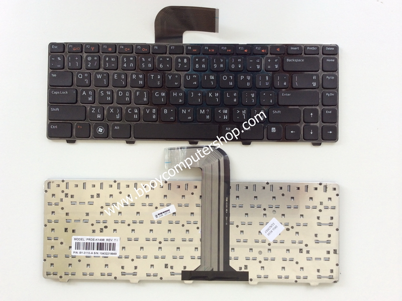 DELL Keyboard คีย์บอร์ด Dell Vostro 3460 3560 3550 1450 3350 3420 3450 ...