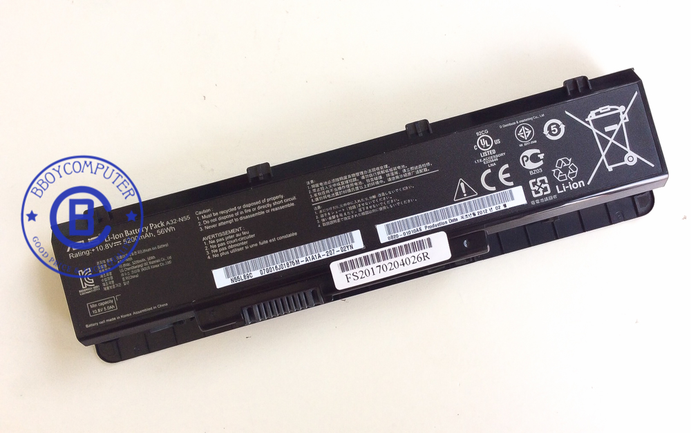 ASUS Battery แบตเตอรี่ ของแท้ ASUS N45 N45E N45S N45F N45J N55 N55E ...