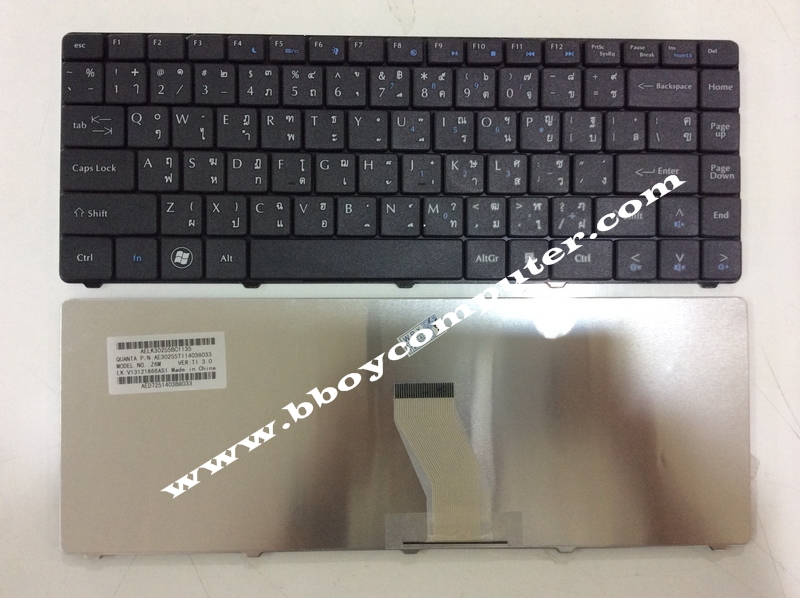 ACER Keyboard คีย์บอร์ด ACER EMACHINE D525 D725 Acer ASPIRE 4732 4732Z ...