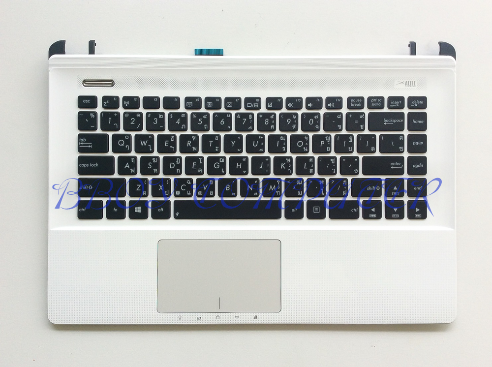 ASUS Keyboard คีย์บอร์ด ASUS A45V K45A พร้อมบอดี้ สีขาว (ไทย-อังกฤษ ...