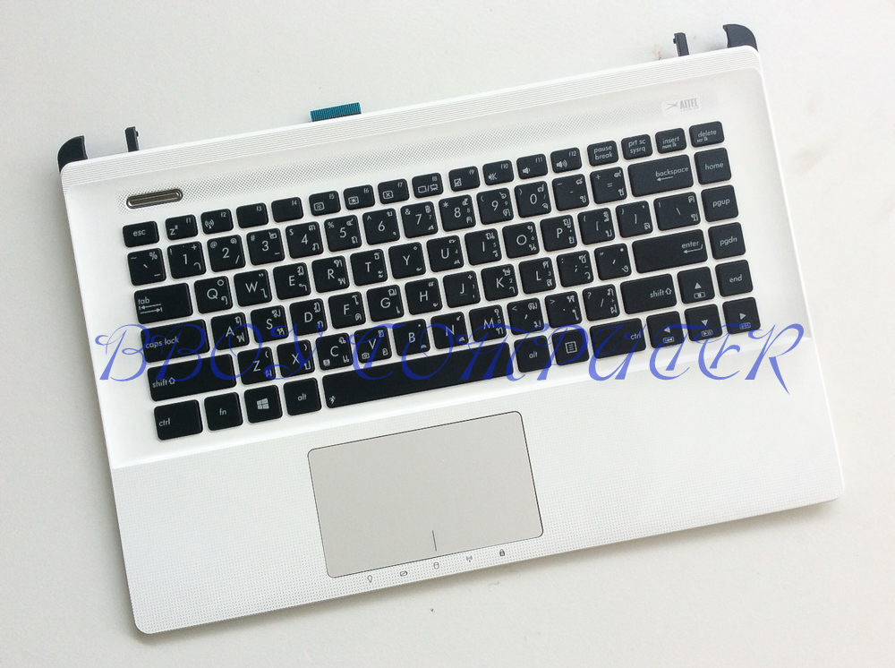ASUS Keyboard คีย์บอร์ด ASUS A45V K45A พร้อมบอดี้ สีขาว (ไทย-อังกฤษ ...