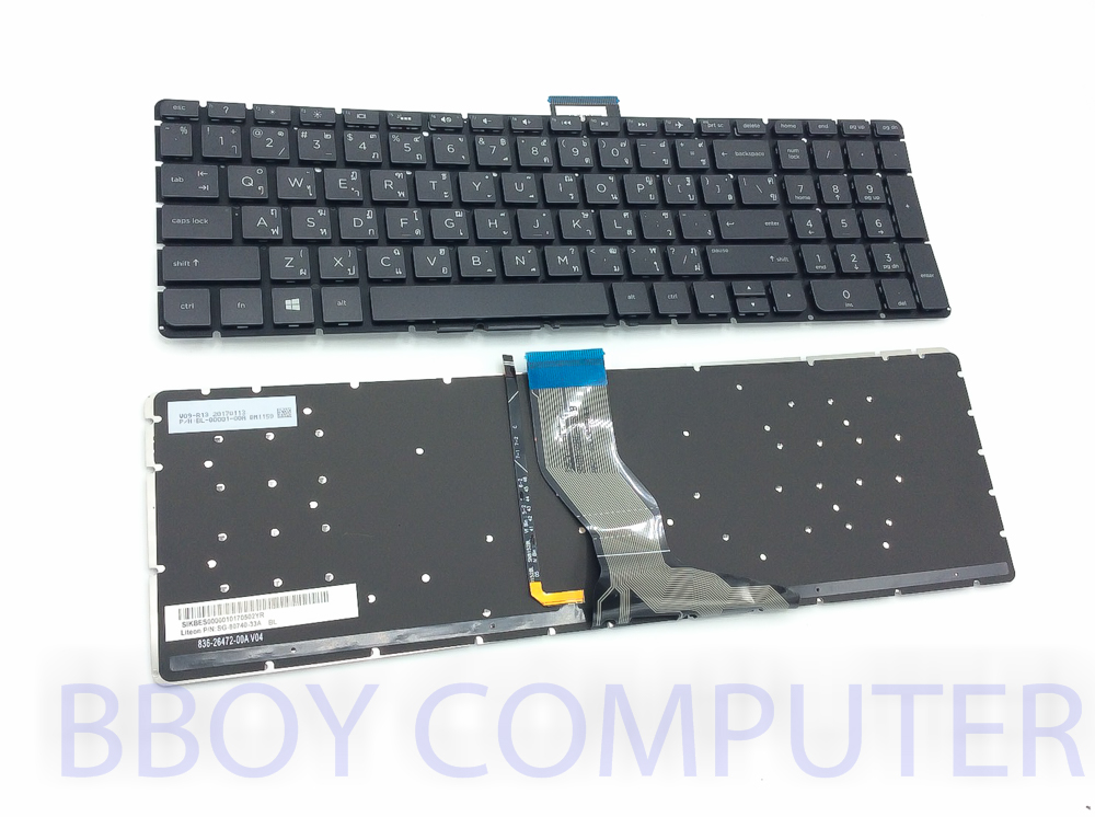 HP Keyboard คีย์บอร์ด Pavilion 15-AB 15-AK 15-AU 15-AN 15-AX 15-AW 15 ...