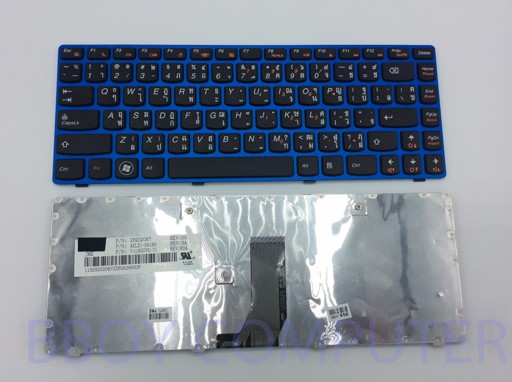 LENOVO Keyboard คีย์บอร์ด LENOVO G480 G485 Z480 Z485 Z380 Z385 พร้อม ...