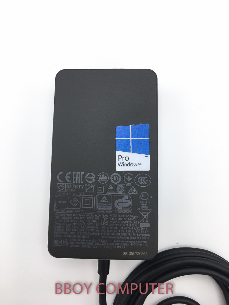 SURFACE Adapter ของแท้ SURFACE PRO 3 MODEL 1625 12V 2.58A 30W ...