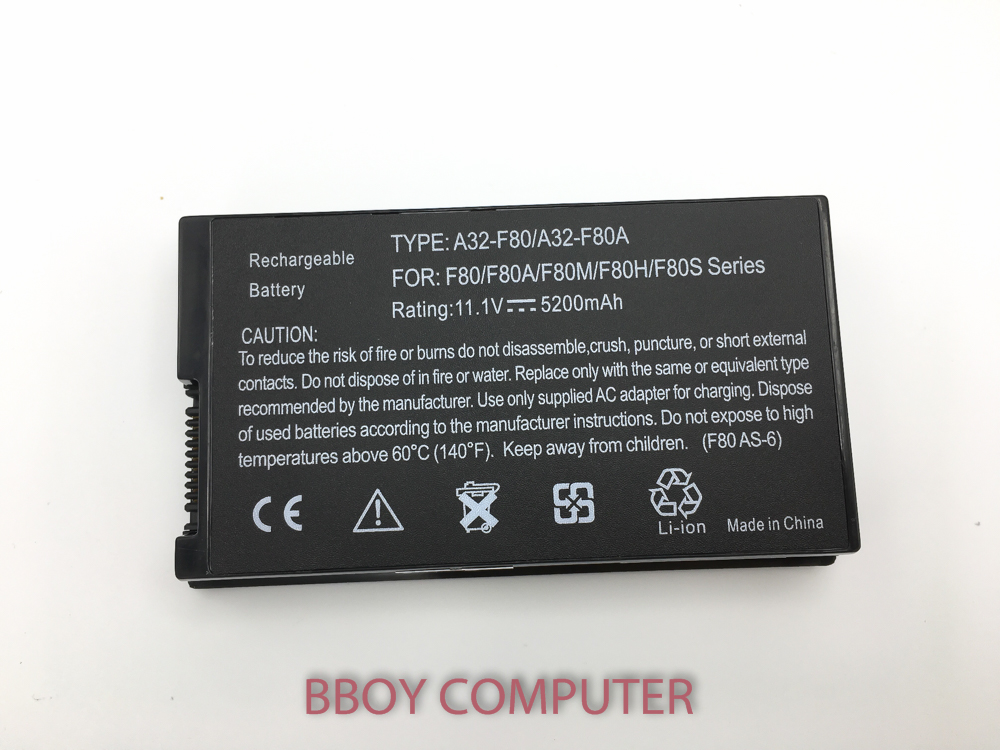 ASUS Battery แบตเตอรี่ ASUS F50 F80 F81 F83 X61S X61F X82 X85 X88 model ...