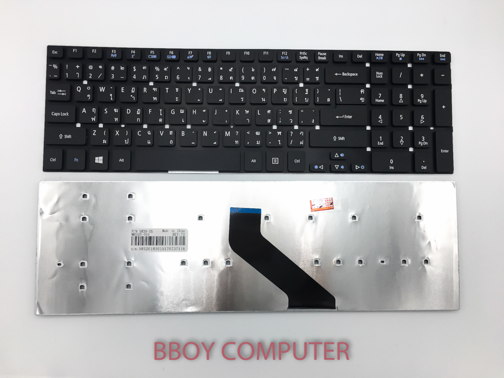 ACER Keyboard คีย์บอร์ด Acer Aspire E15 5830 5830G 5755 5755G e5-571 e5 ...
