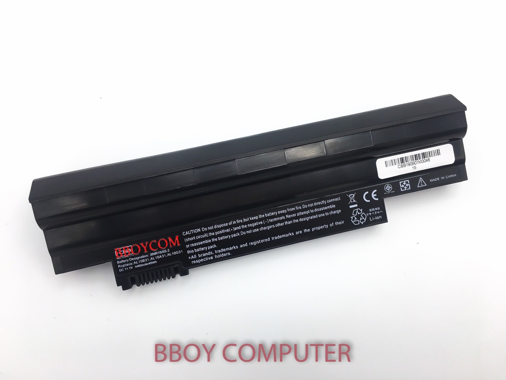 ACER Battery แบตเตอรี่ ACER ASPIRE ONE D255 D257 D260 D270 สีดำ AL10A31 ...
