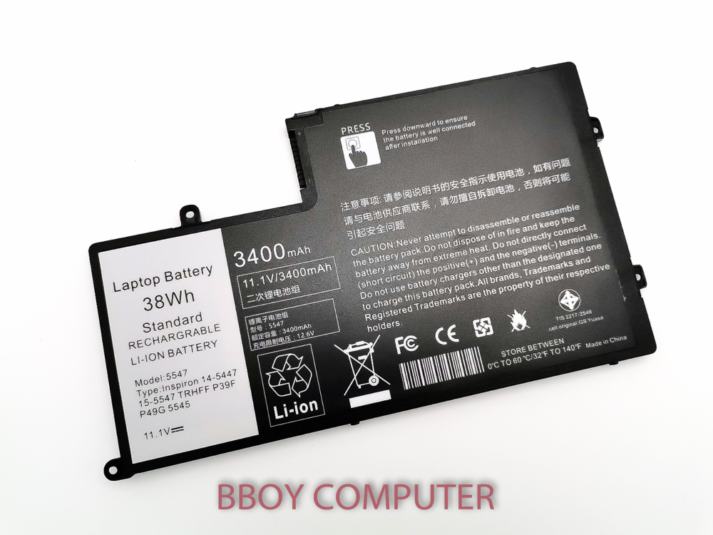 DELL Battery แบตเตอรี่ DELL INSPIRON 15 5000 5547 5445 5448 5545 5547 ...