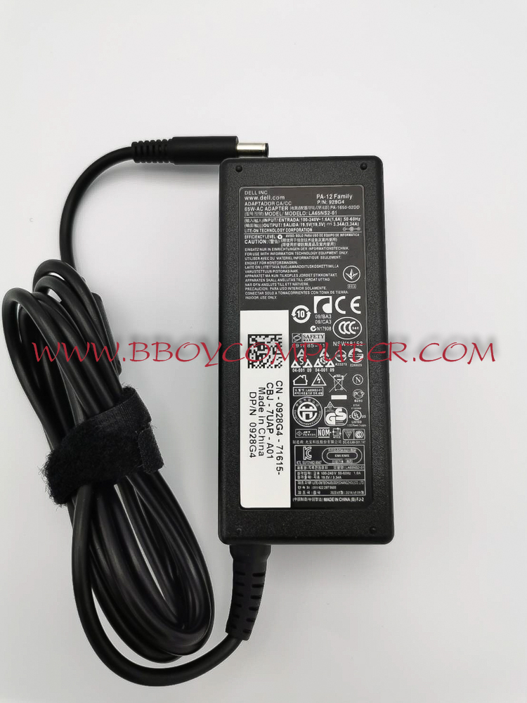 DELL Adapter อะแดปเตอร์ ของแท้ DELL 19.5V 3.34A 65W หัว 4.5*3.0 mm DELL ...