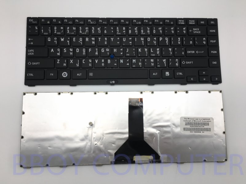 TOSHIBA Keyboard คีย์บอร์ด Toshiba Satellite R845 R705 R800 R810 R830 ...