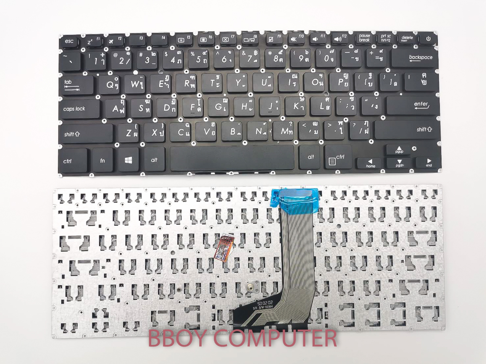 ASUS Keyboard คีย์บอร์ด ASUS S14 S410U S410UN S410UA X410U X411 X411U ...