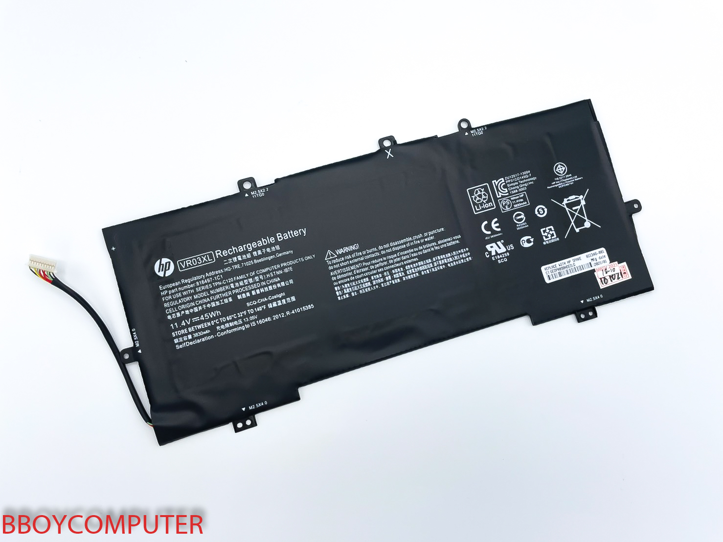 HP Battery แบตเตอรี่แท้ HP VR03XL Envy 13-d | bboycomputer