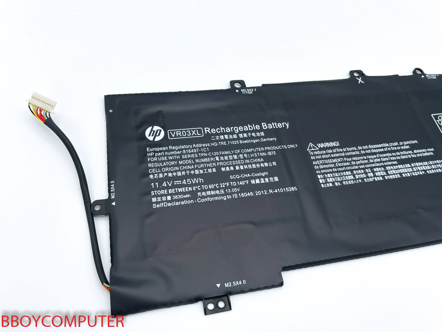 HP Battery แบตเตอรี่แท้ HP VR03XL Envy 13-d | bboycomputer