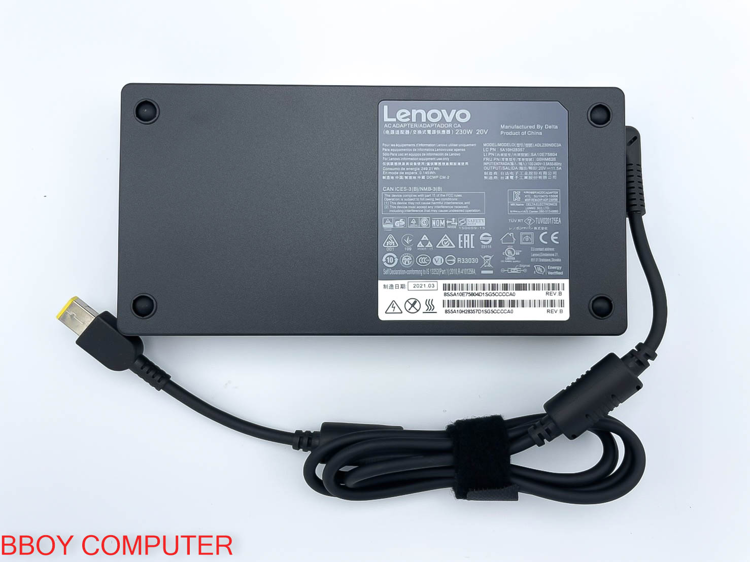 LENOVO Adapter อะแดปเตอร์ ของแท้ LENOVO 20V 11.5A หัว USB 230W legion 5 ...