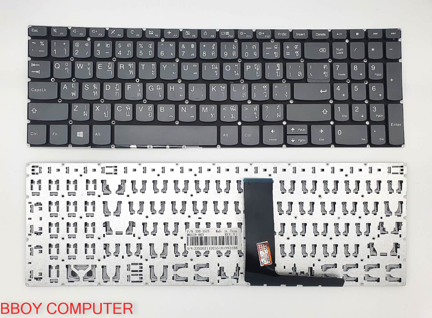 LENOVO Keyboard คีย์บอร์ด Ideapad s340-15iil s340-15iwl 720s-15ikb S340 ...