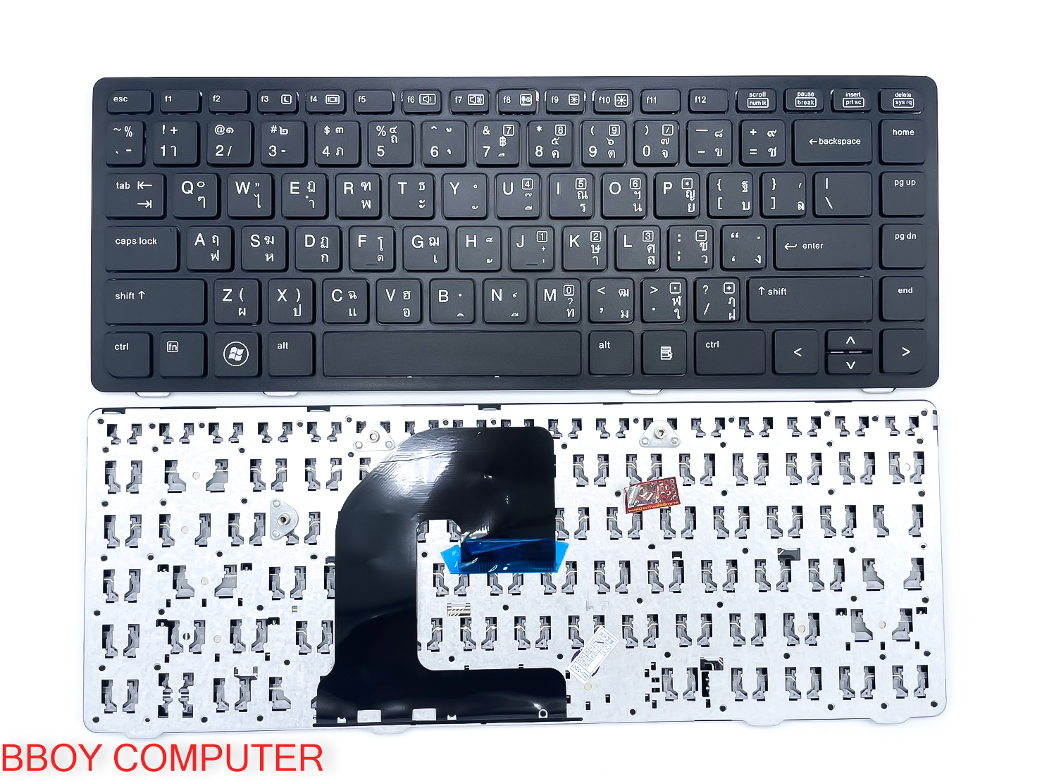 HP KEYBOARD คีย์บอร์ด HP elitebook 8470 8470b 8470p 8460 8460p 8460w ...