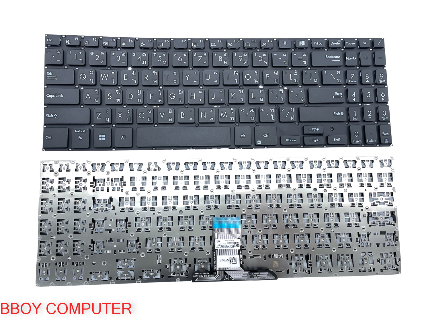 ASUS Keyboard คีย์บอร์ด ASUS Pro15 PX555C ExpertBook B1-B1500 P1450 ...